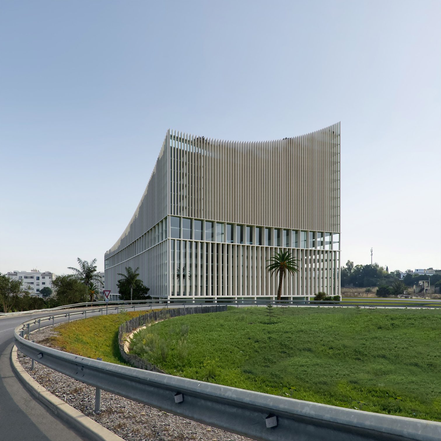 Mixed-used building in Morocco | OUALALOU + CHOI | monolot archviz